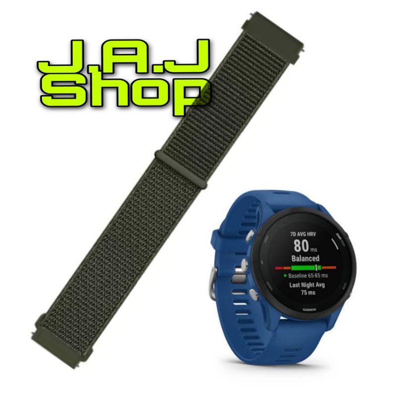 Jual STRAP TALI JAM NILON NYLON WATCH BAND GARMIN FORERUNNER 265 255 ...