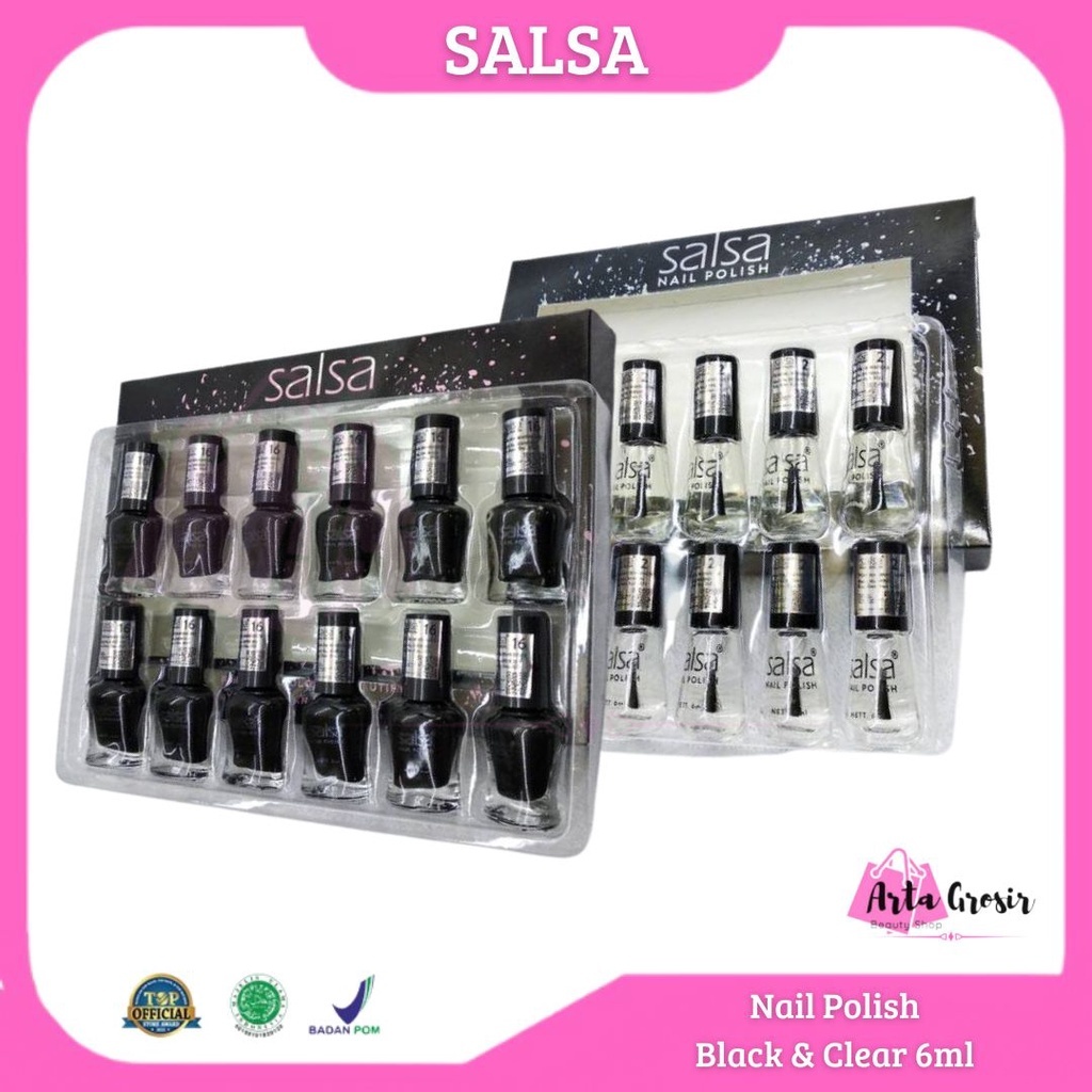 Jual SALSA Kutek Hitam Original Bpom / Kutek Salsa Hitam | Shopee Indonesia