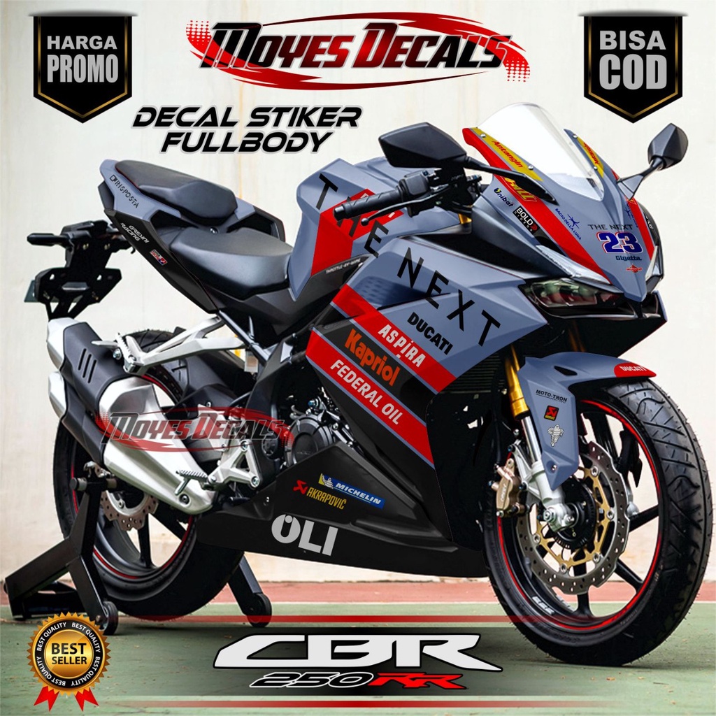Jual Termurah Decal All New Cbr 250 Rr Stiker Full Body CBR Motif Next ...