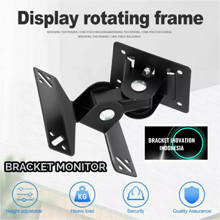 Jual BRACKET TV Wall Mount Bracket Computer Monitor 15 - 27 inch Ful ...