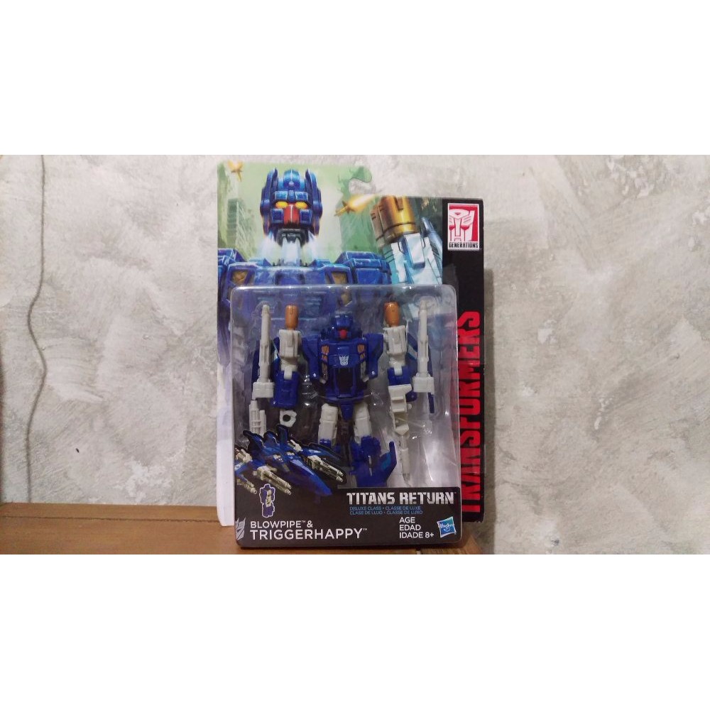 Jual Transformers Titans Return Blowpipe and Triggerhappy Hasbro Deluxe ...