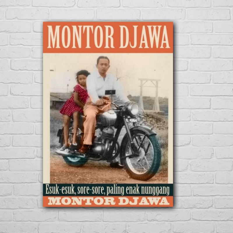 Jual poster otomotif / wall collage poster iklan motor jadul | Shopee ...