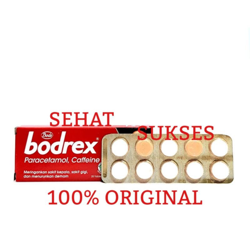 Jual BODREX - OBAT SAKIT KEPALA, SAKIT GIGI (ISI 2 STRIP) | Shopee ...