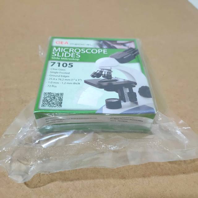 Jual MICROSCOPE SLIDES 7105 - GLASS SLIDE - OBJECT GLASS - SLIDE ...