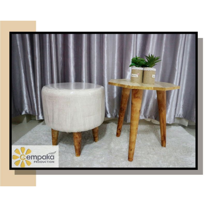 Jual Sofa Stool putih beras | Shopee Indonesia