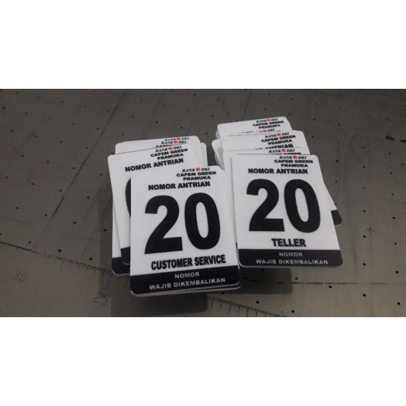 Jual Akrilik Nomor Antrian ,Antrian Acrylic | Shopee Indonesia