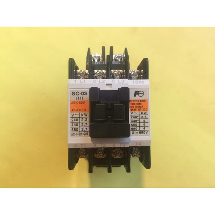 Jual Kontaktor / Contactor SC-03 / SC03 220V 3P merk Fuji Electric ...