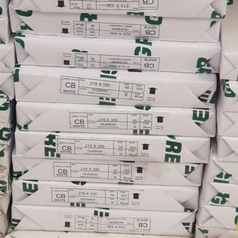 Jual kertas ncr green star middle dan bottom 1 rim | Shopee Indonesia