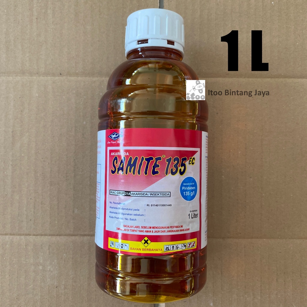 Jual Insektisida Akarisida Kontak Samite Piridaben 135EC 1L | Shopee ...