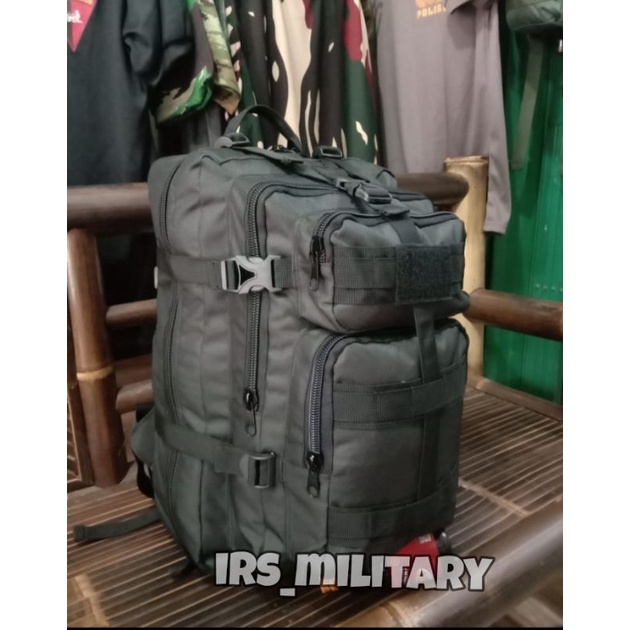 Jual TAS RANSEL ARMY 3P TAS PUNGGUNG HITAM MODEL LEBANON | Shopee Indonesia