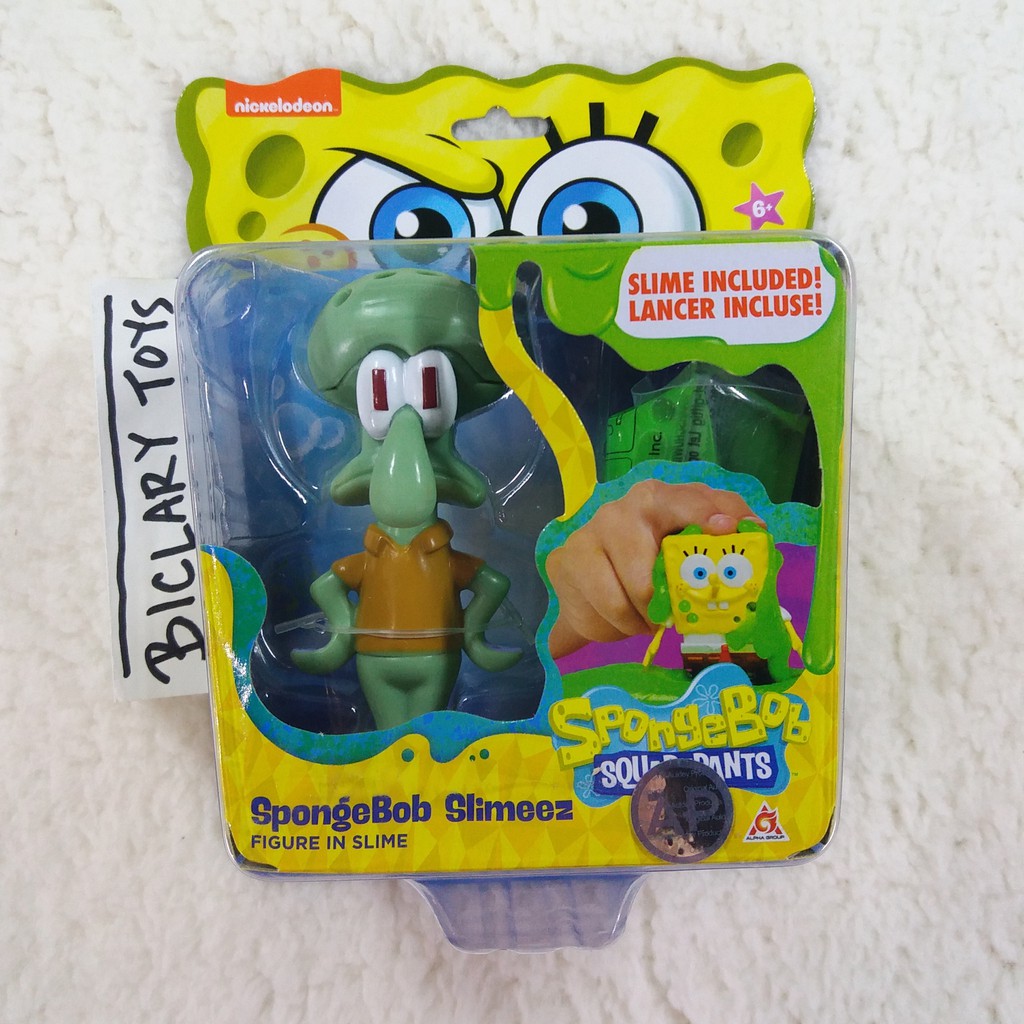 Jual ORIGINAL Nickelodeon Squidward Figure In Slime Spongebob Patrick ...