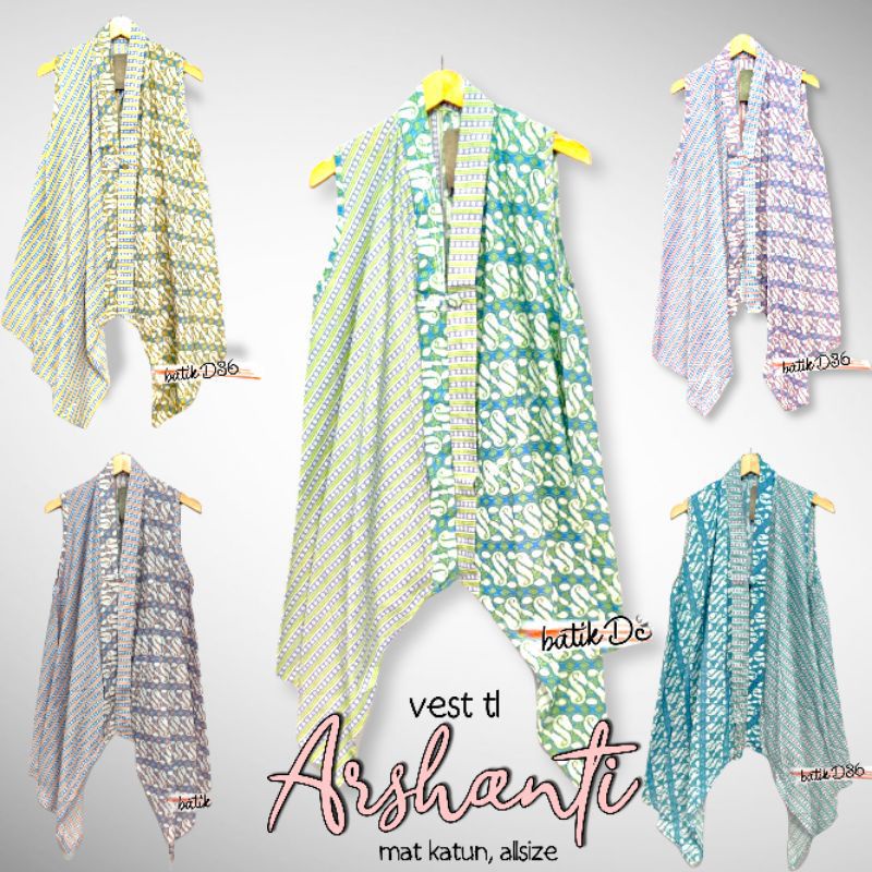 Jual Grosir Seragam Vest Rompi Katun Jumbo Tanpa Lengan Arshanti Baju ...
