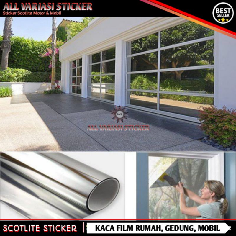 Jual STIKER KACA ONE WAY CERMIN MIRROR/STICKER KACA ONEWAY/KACA FILM ...
