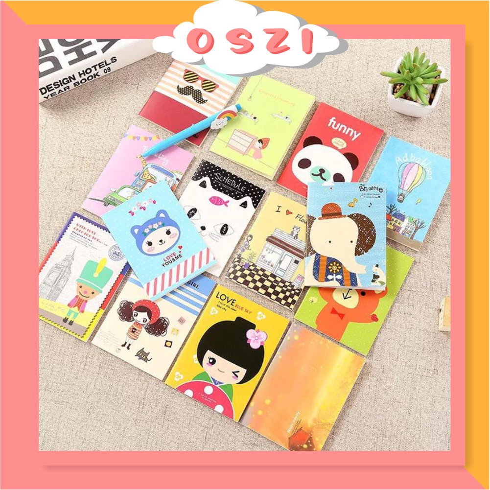 Jual OSZI R038 BUKU TULIS MINI CARTOON NOTE BOOK KARTUN CATATAN LUCU ...