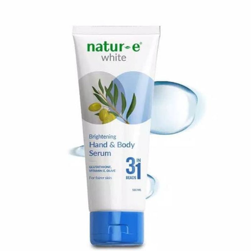 Jual Natur-E White Hand&Body Serum 180ml | Shopee Indonesia