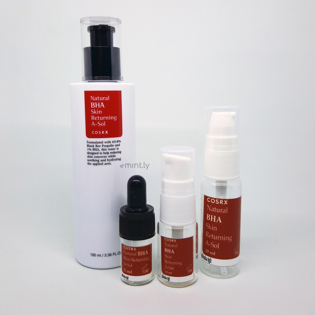 Jual COSRX Natural BHA Skin Returning A-Sol 5 ml 10 ml 20 ml | Shopee Indonesia