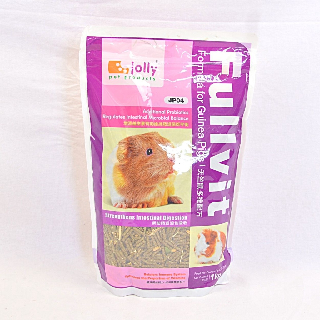 Jual JOLLY Makanan Marmut JP04 Fullvit Guinea Pigs 1kg | Shopee Indonesia