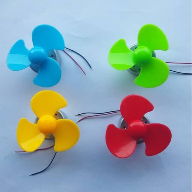 Jual Motor Dan Blade Propeler Mini Fan Motor Dc 3 6v Pemadam Api Simulasi Robot Arduino Uno