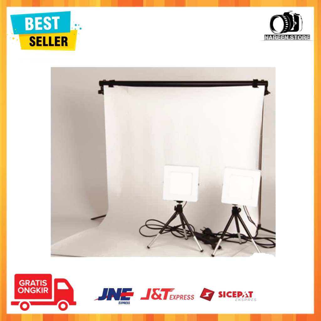 Jual PAKET TIANG STAND BACKGROUND FOTO STUDIO 1 SET TIANG BACKGROUND ...