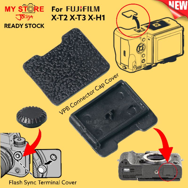 Jual Rubber Bottom Trim Vertical Battery Grip Connector Cap Cover Port Karet Tutup Konektor VPB ...