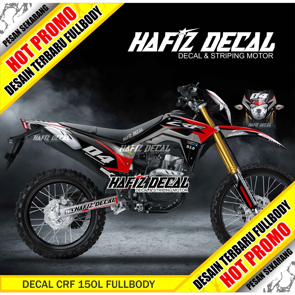 Jual DECAL CRF, DECAL CRF, DECAL CRF 150, DECAL CRF FULL BODY, DECAL ...
