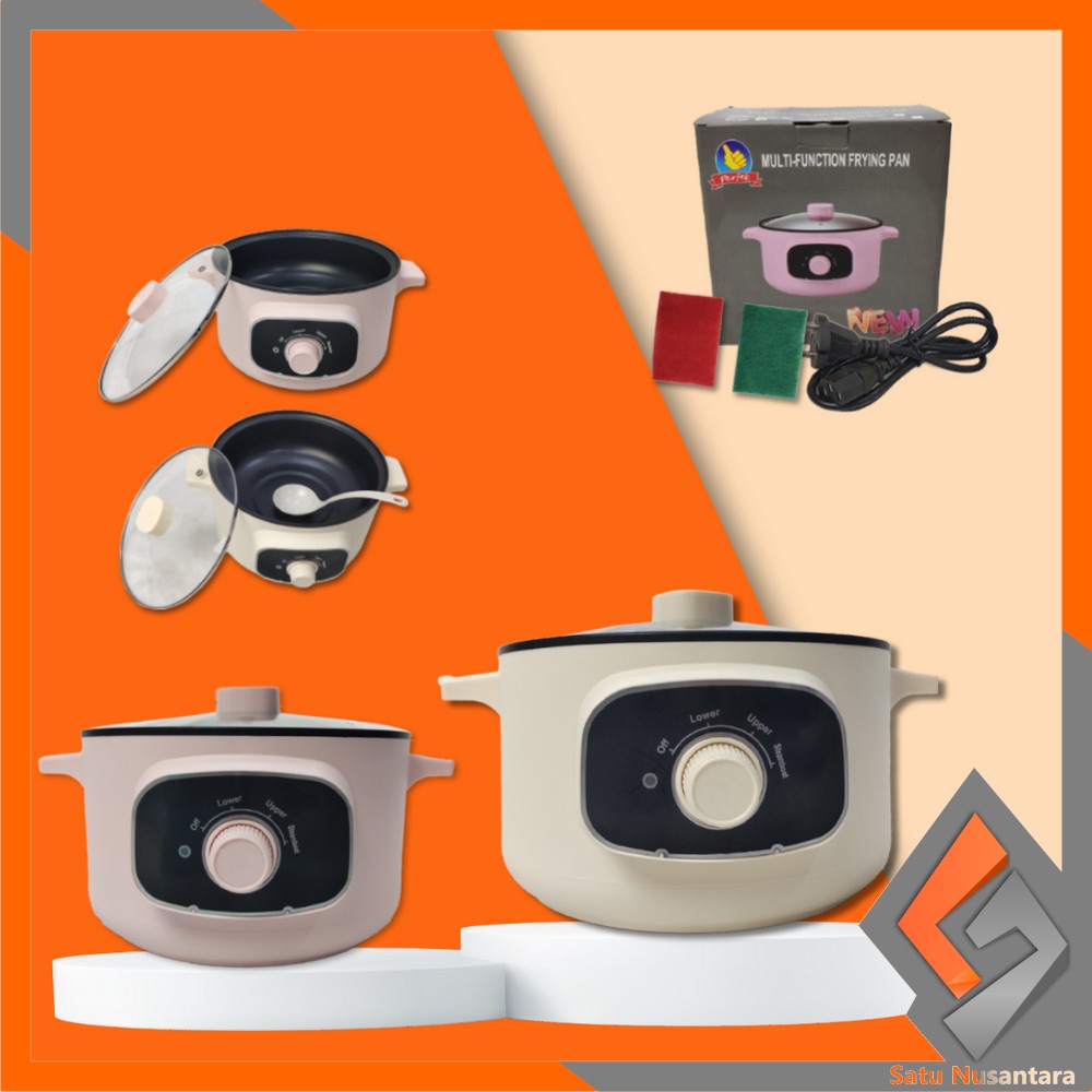 Jual SN-C428 Panci Listrik Serbaguna Portable Multifungsi Electric Fry ...