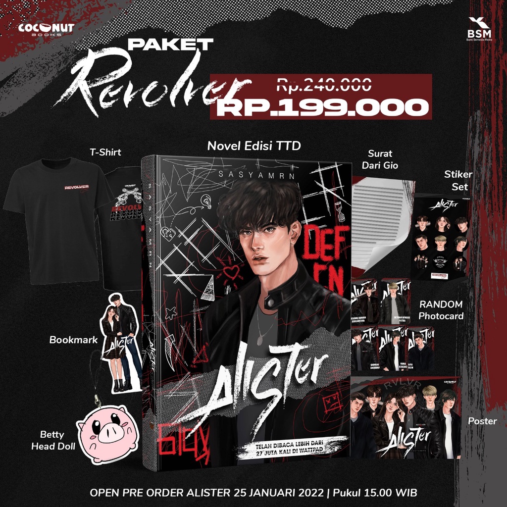 Jual CO - Novel Alister ( Paket Revolver ) | Shopee Indonesia
