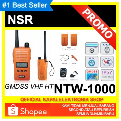 Jual ORIGINAL NSR NTW1000 GMDSS HT MARINE NTW 1000 NSR | Shopee Indonesia