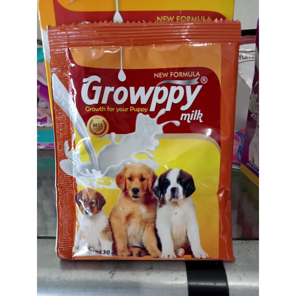 Jual susu bubuk growppy untuk anak anjing | Shopee Indonesia