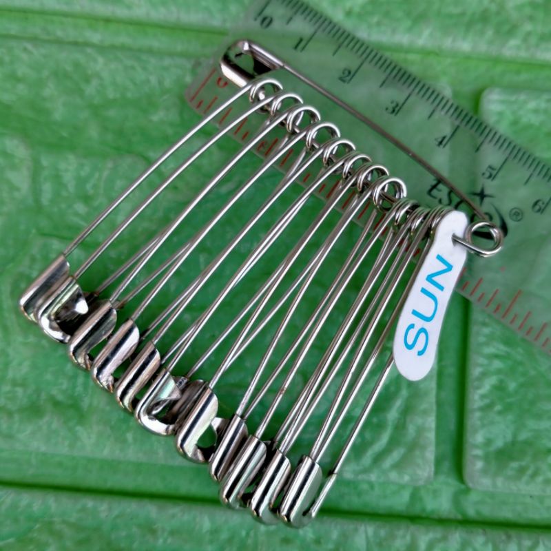 Jual 12 Pcs PENITI JUMBO Pins KASUR Cemiti Pin Baju GROSIR | Shopee ...