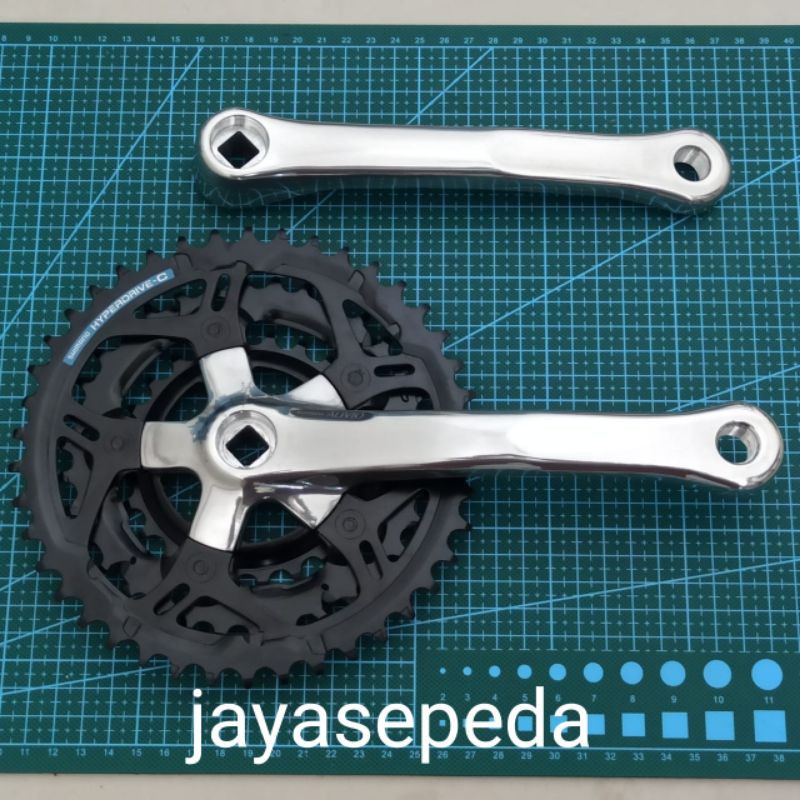 Jual crank shimano alivio 175mm hyperdrive-c Japan tanpa protector ...