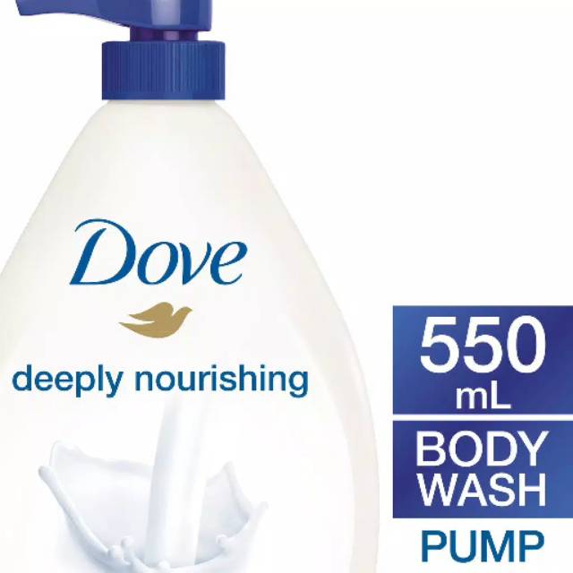 Jual Dove Deeply Nourishing Body Wash Pump 550ml | Shopee Indonesia
