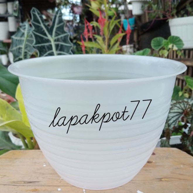 Jual Pot tanaman/pot bunga tawon 30 hanny bening(diameter24cm) | Shopee ...
