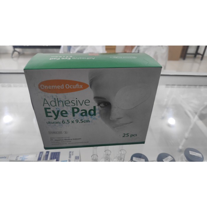 Jual ADHESIVE EYE PAD ONEMED / PLESTER PENUTUP MATA | Shopee Indonesia