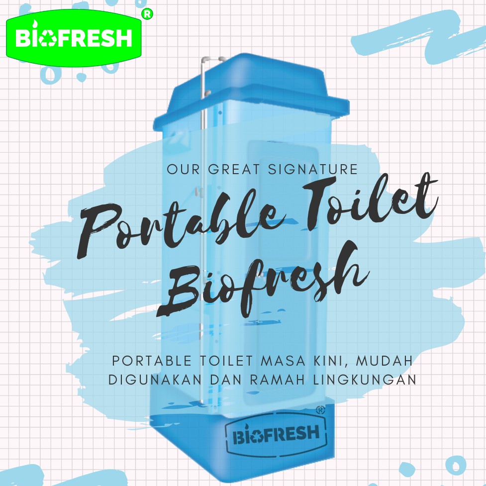 Jual Portable Toilet Fiberglass Biofresh Type B / Toilet Ramah ...