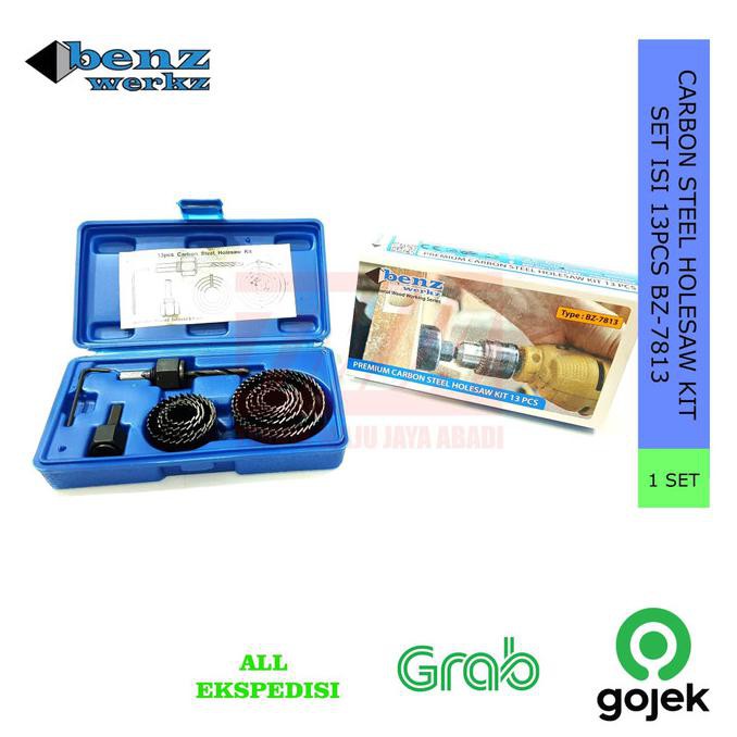 Jual BENZ WERKZ CARBON STEEL HOLESAW KIT ISI 13PCS BZ-7813 | Shopee ...