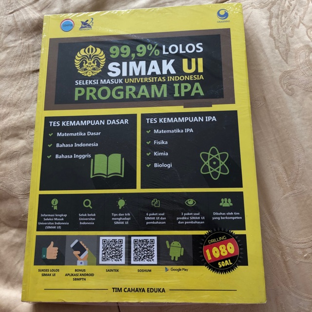 Jual Buku lolos simak ui program ipa | Shopee Indonesia Jual Buku lolos simak ui program ipa | Shopee Indonesia