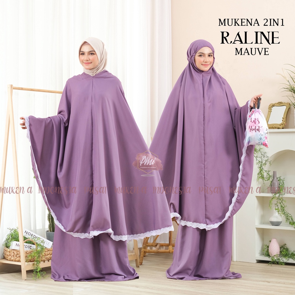 Jual Pusat Mukena Indonesia - MUKENA DEWASA KATUN 2IN1 - RALINE ...