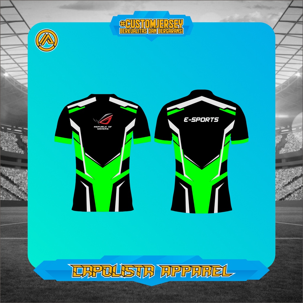 Jual Jersey baju Gaming game Esport Custom Full Printing murah ( bisa ...