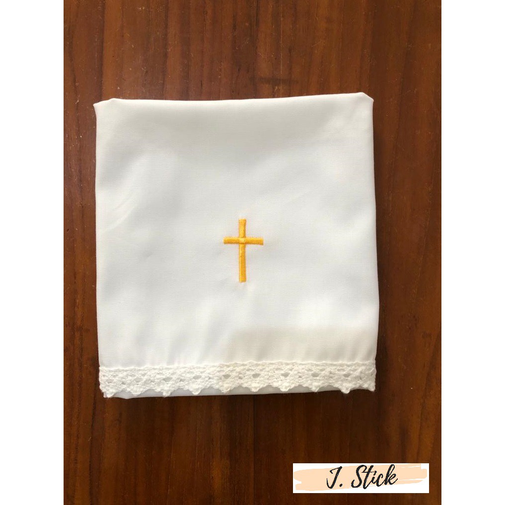 Jual Kain CORPORALE/KORPORAL (perlengkapan Hosti / Komuni) | Shopee ...