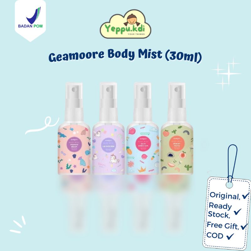 Jual Geamoore Body Mist 30ml - Body Mist Geamoore | Body Mist Cewek | Body Mist Kendari | Shopee ...