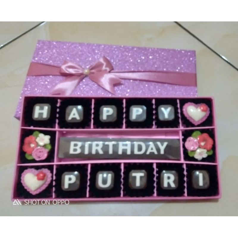 Jual Coklat box/Coklat ucapan/kado coklat/coklat gift/coklat valentine ...