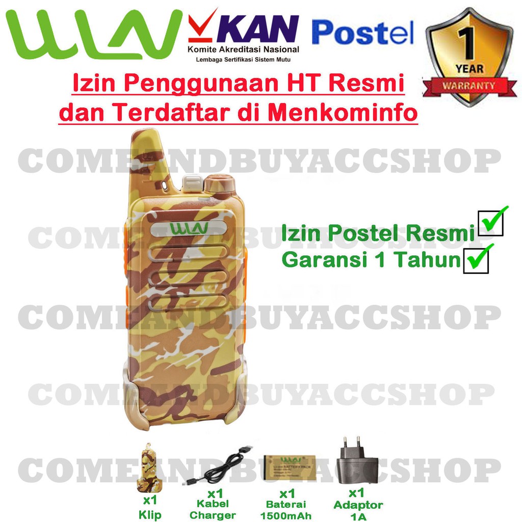 Jual HT SATUAN WLN KD-C1 Two-Way Radio - LORENG tanpa dekstop | Shopee ...