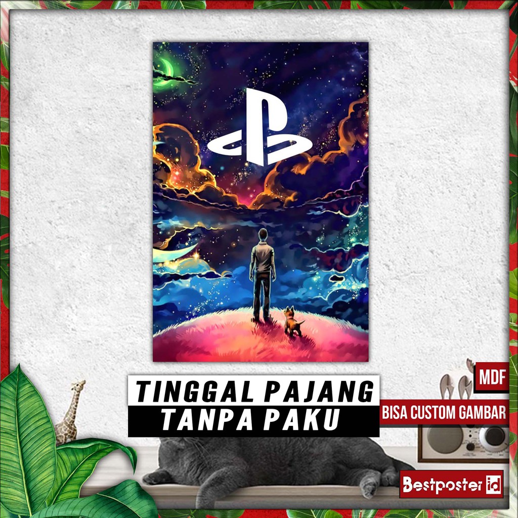 Jual Poster Dinding PLAYSTATION Pop Art GAMING MDF 037 | Shopee Indonesia