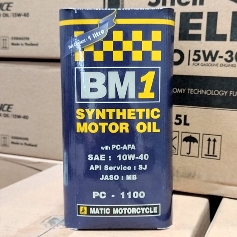 Jual OLI MESIN MOTOR MATIC SCOOTER BM1 / BM 1 / BM-1 PC-1100 10W-40 1 LITER | Shopee Indonesia