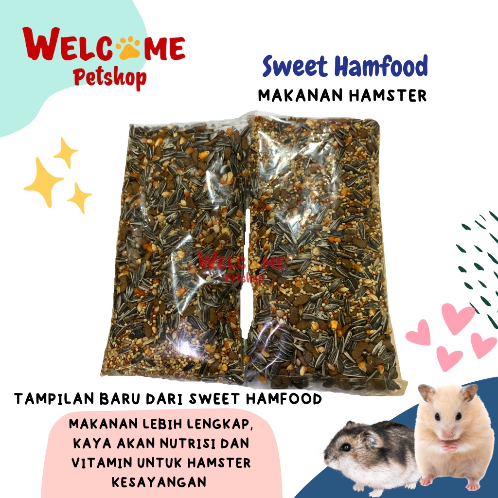 Jual Sweet HamFood 300gr / Makanan Hamster / Snack Hamster / Kuaci ...