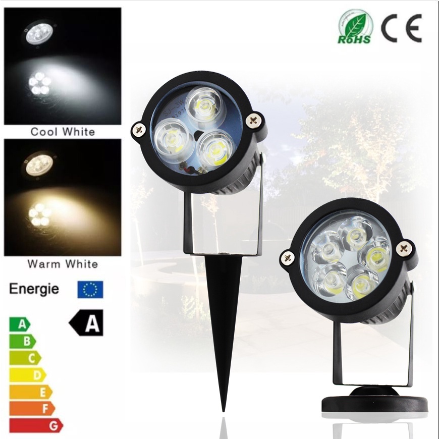 Jual Lampu Taman LED 3W 5W Tancap / Lampu LED Spotlight Halaman Teras ...