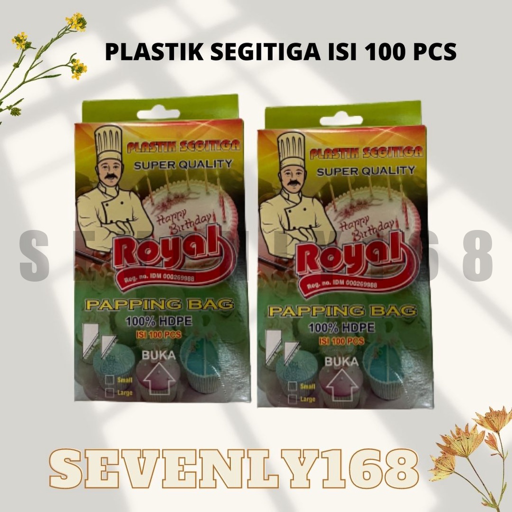 Jual Plastik Segitiga UK Kecil / Piping Papping bag isi 100pcs/ Plastik ...