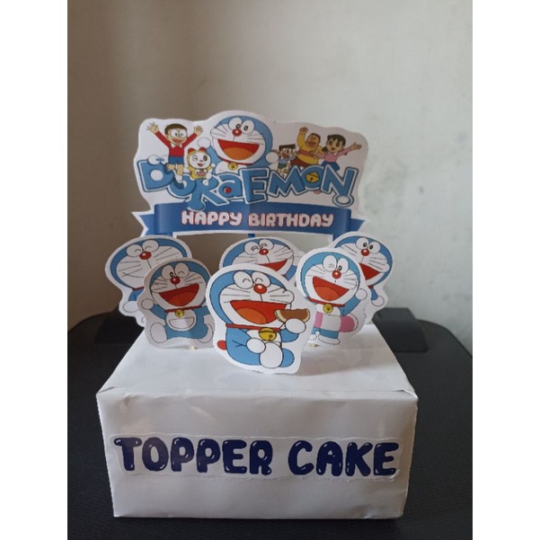 Jual topper cake/topper kue/topper doraemon | Shopee Indonesia