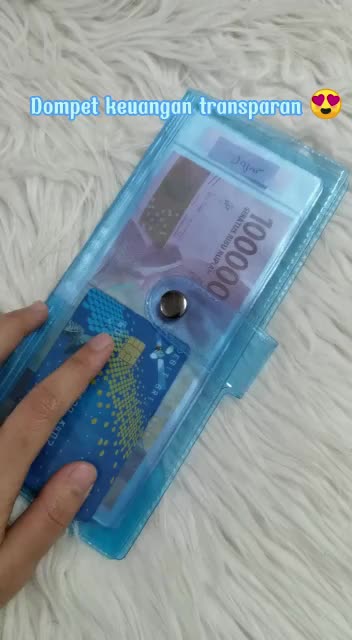 Jual ADOLANE 016 DOMPET DISIPLIN TRANSPARAN / DOMPET ORGANIZER KEUANGAN ...